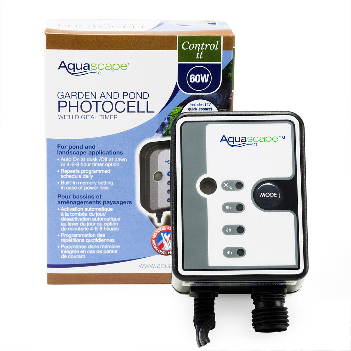 Aquascape 12v Photocell w/ Digital Timer | Outdoor Lighting | MPN ...