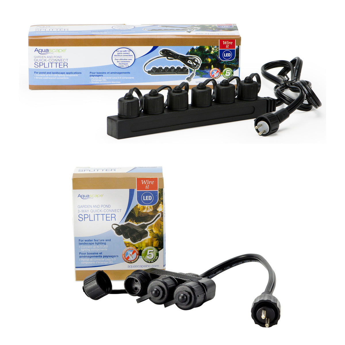Aquascape 12 Volt Splitter | Outdoor Lighting Accessories & Parts ...
