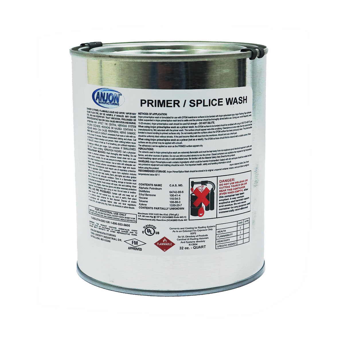 Anjon | Splice, Seam Wash, EPDM Pond Liner Primer & Cleaner. – Pond and ...
